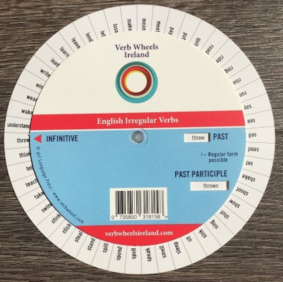 Rueda de verbos en inglés - Etsy España