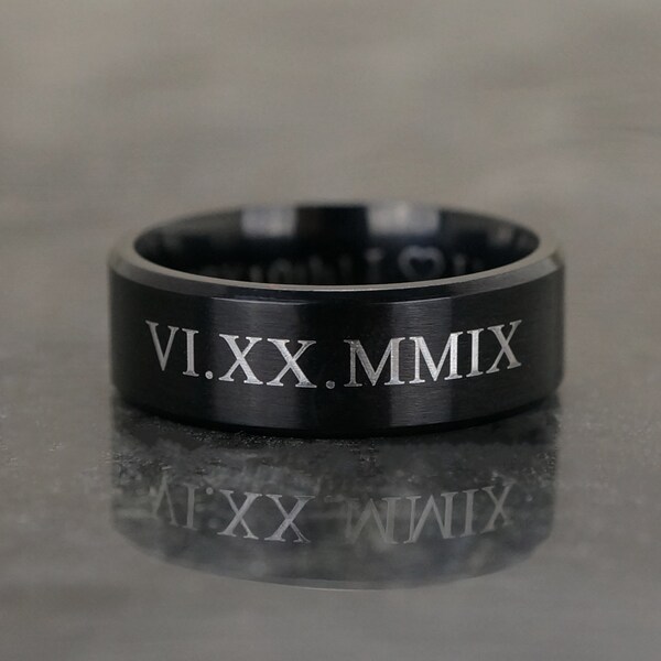 Roman Numeral Ring - Etsy