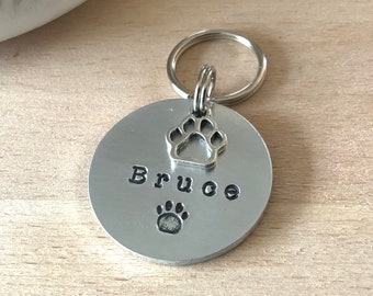 Personalised Dog Tag help Me Find My Humans Handmade Stainless Collar ...