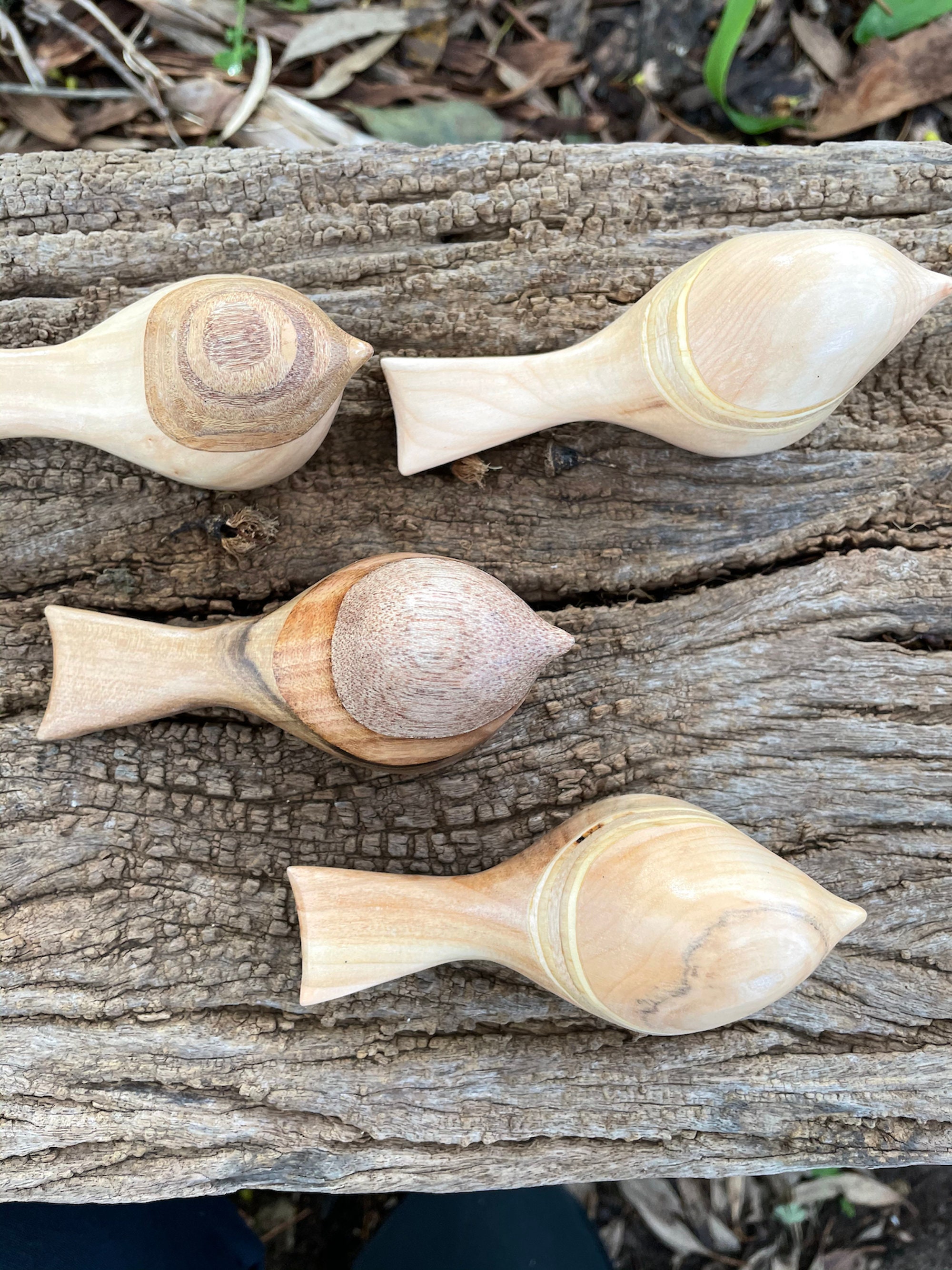 Hand Carved Wooden Comfort Birds | Etsy Australia