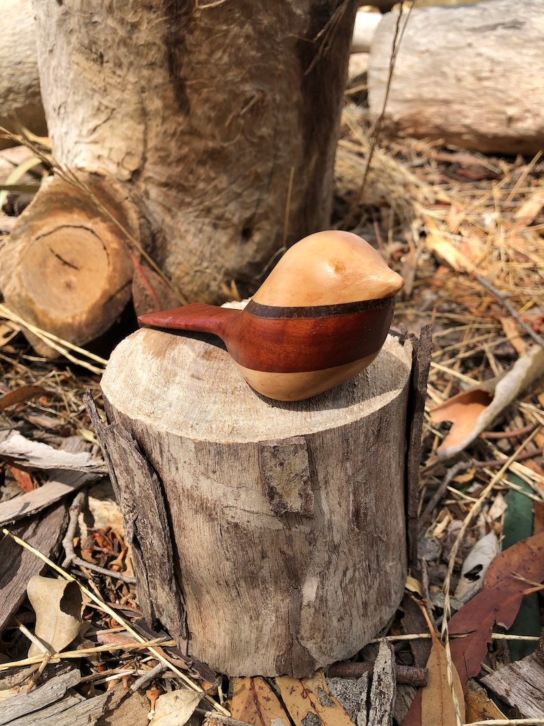 Hand Carved Wooden Comfort Birds | Etsy