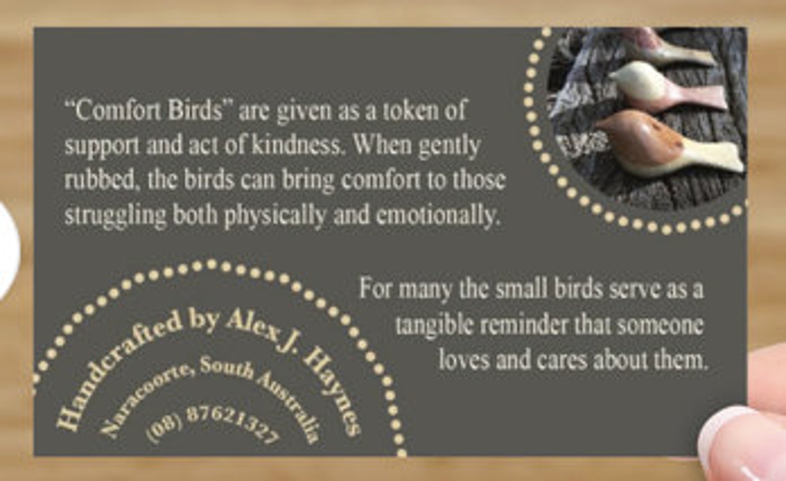 Hand Carved Wooden Comfort Birds - Etsy