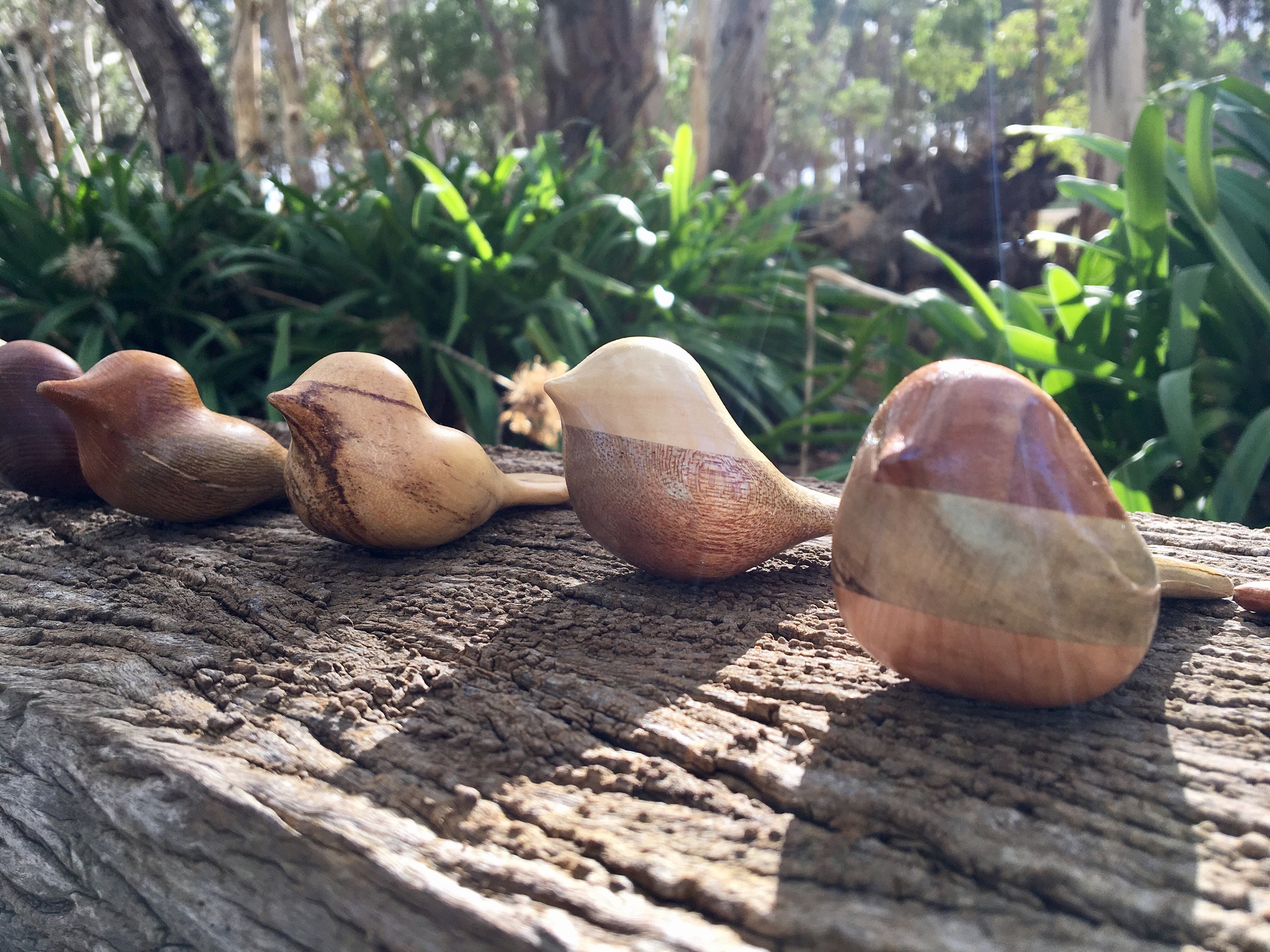 Hand Carved Wooden Comfort Birds - Etsy Canada