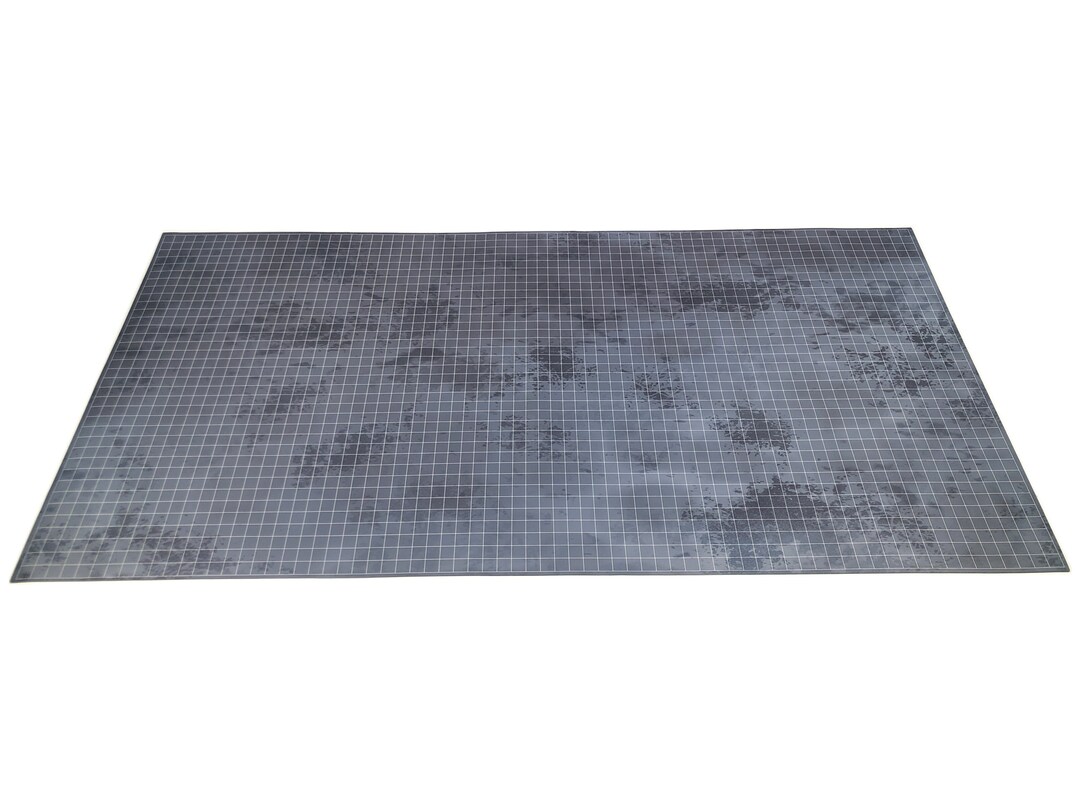 Dungeon Floor Play Mat W/ 1" Grid / Gripmat Perfect for D&D, Pathfinder ...