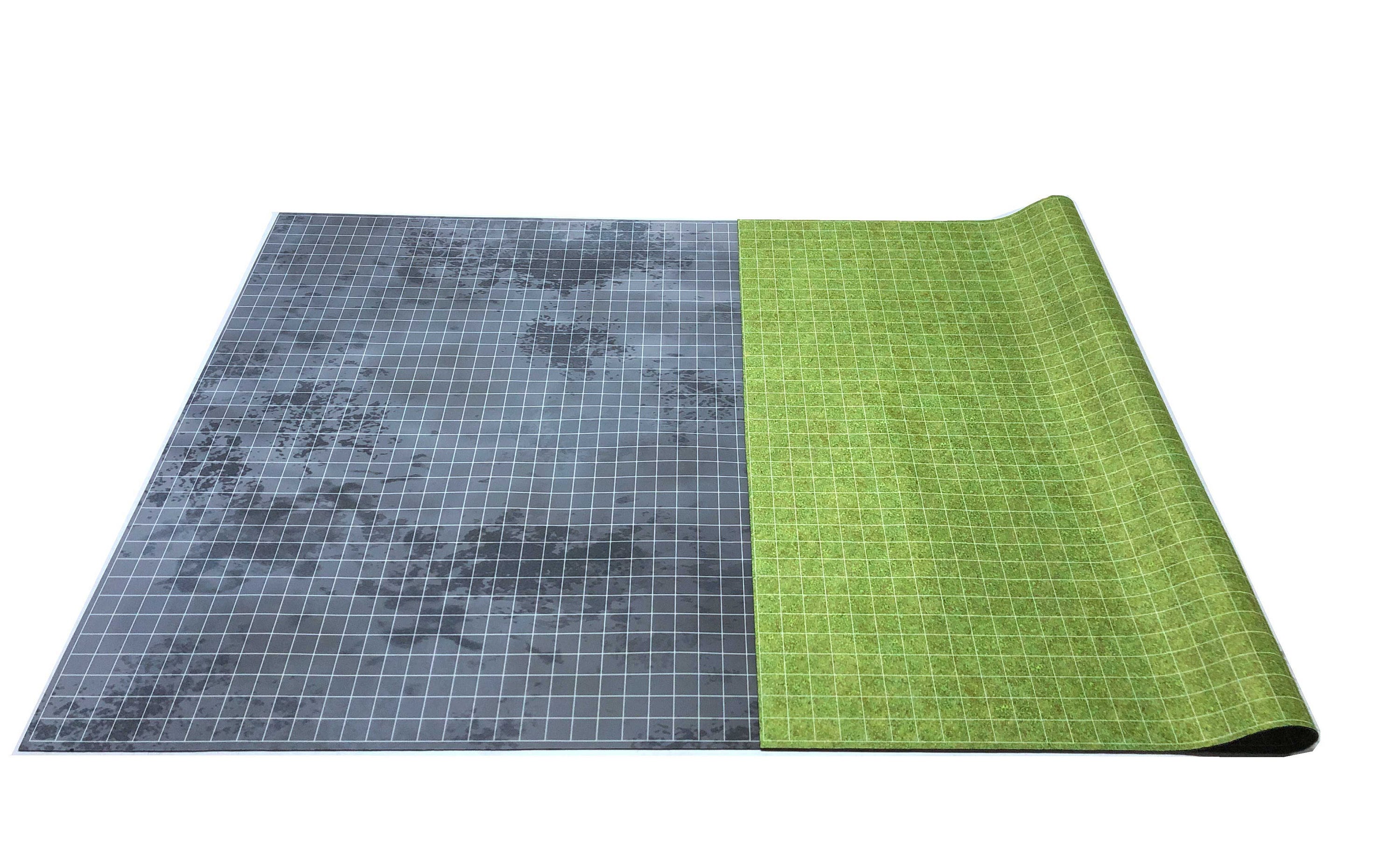 Double Sided Gripmat With 1" Grid on Both Sides Perfect for D&D ...