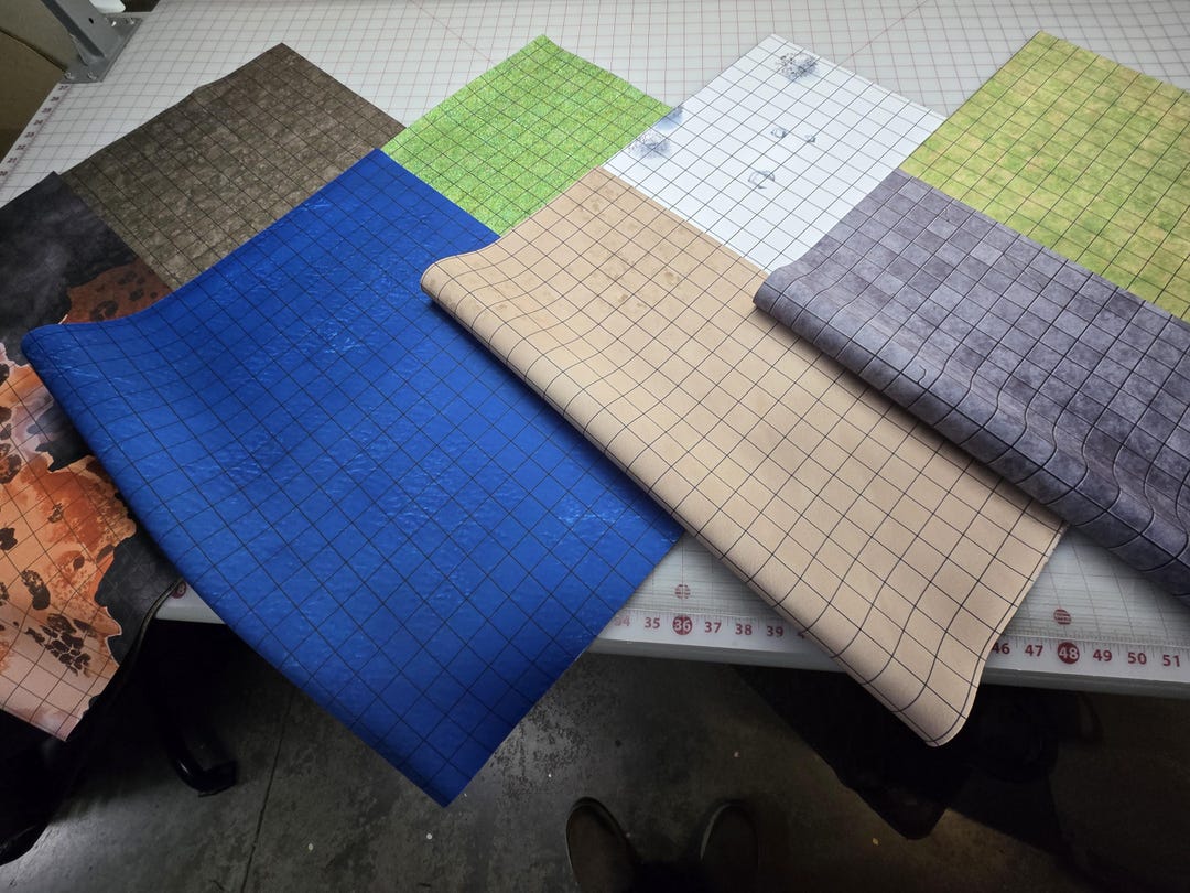 DRY/WET ERASE Mats - Multiple Sizes - Double-sided Designs With a 1 ...