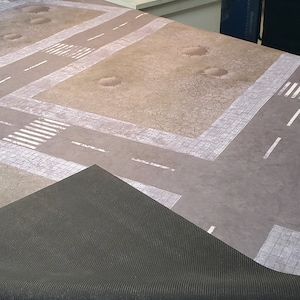 Ruined City Battlefield Play Mat / Gripmat Multiple Sizes! Perfect for ...