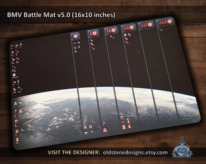 Pre-order Star Wars Rebellion Battlemat 16" X 10" - Etsy