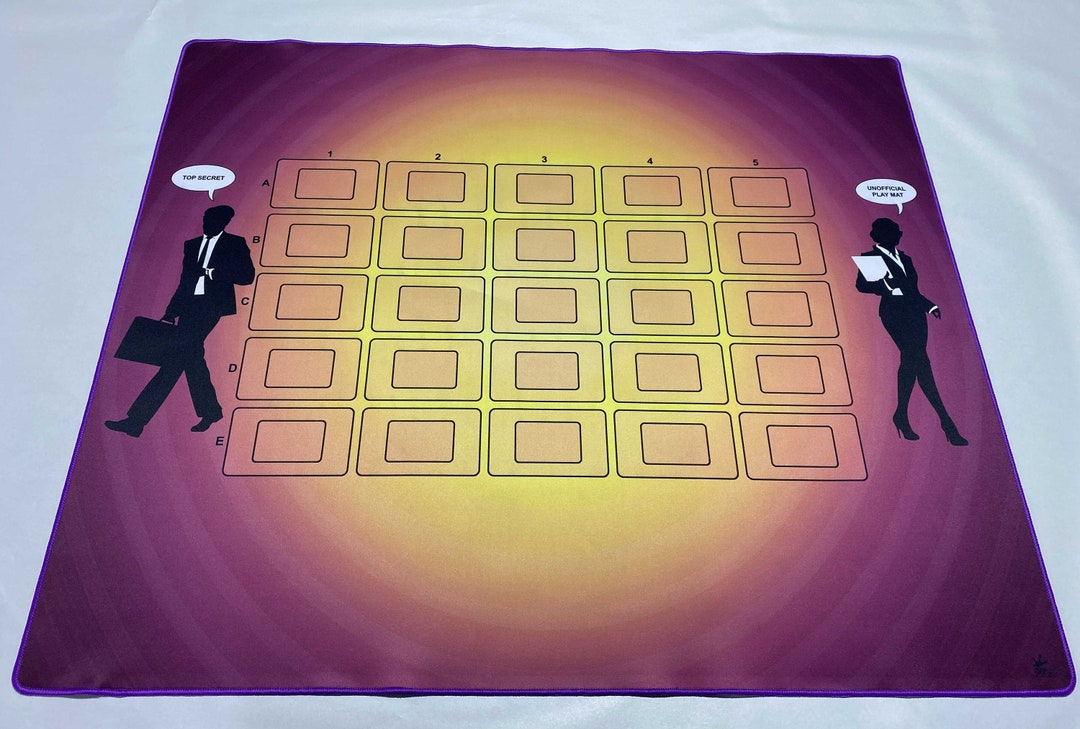 CODENAMES 'XXL' 30" X 36" Gripmat / Play Mat With Stitched Edging Unofficial Upgrade - Etsy