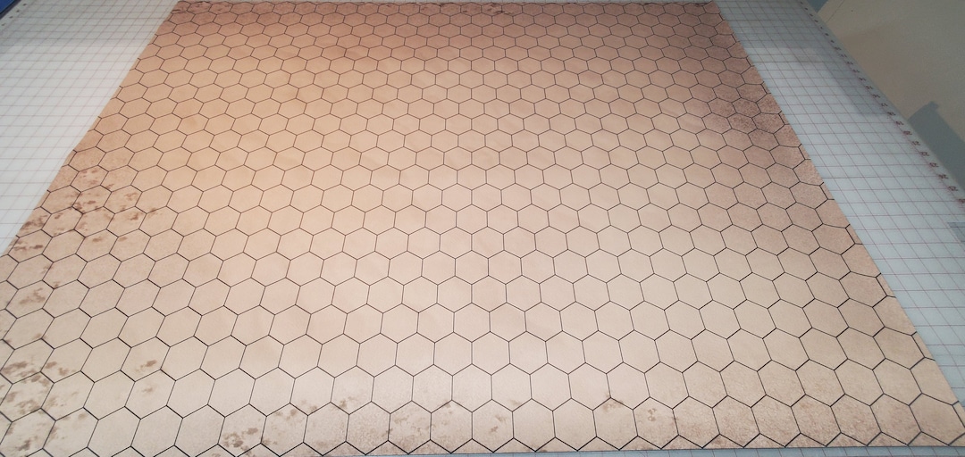1.75"/45mm Hex Desert Play Mat / Gripmat Multiple Sizes! Perfect for ...