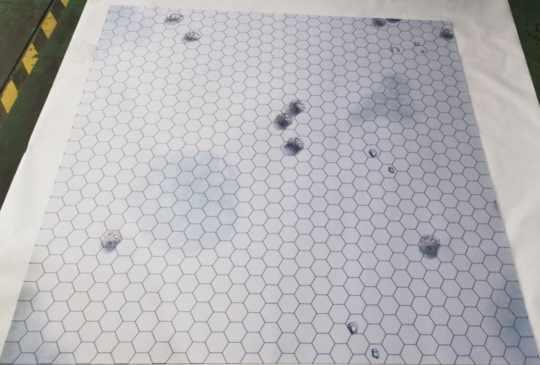 1.75"/45mm Hex Frostland Play Mat / Gripmat Multiple Sizes! Perfect for ...