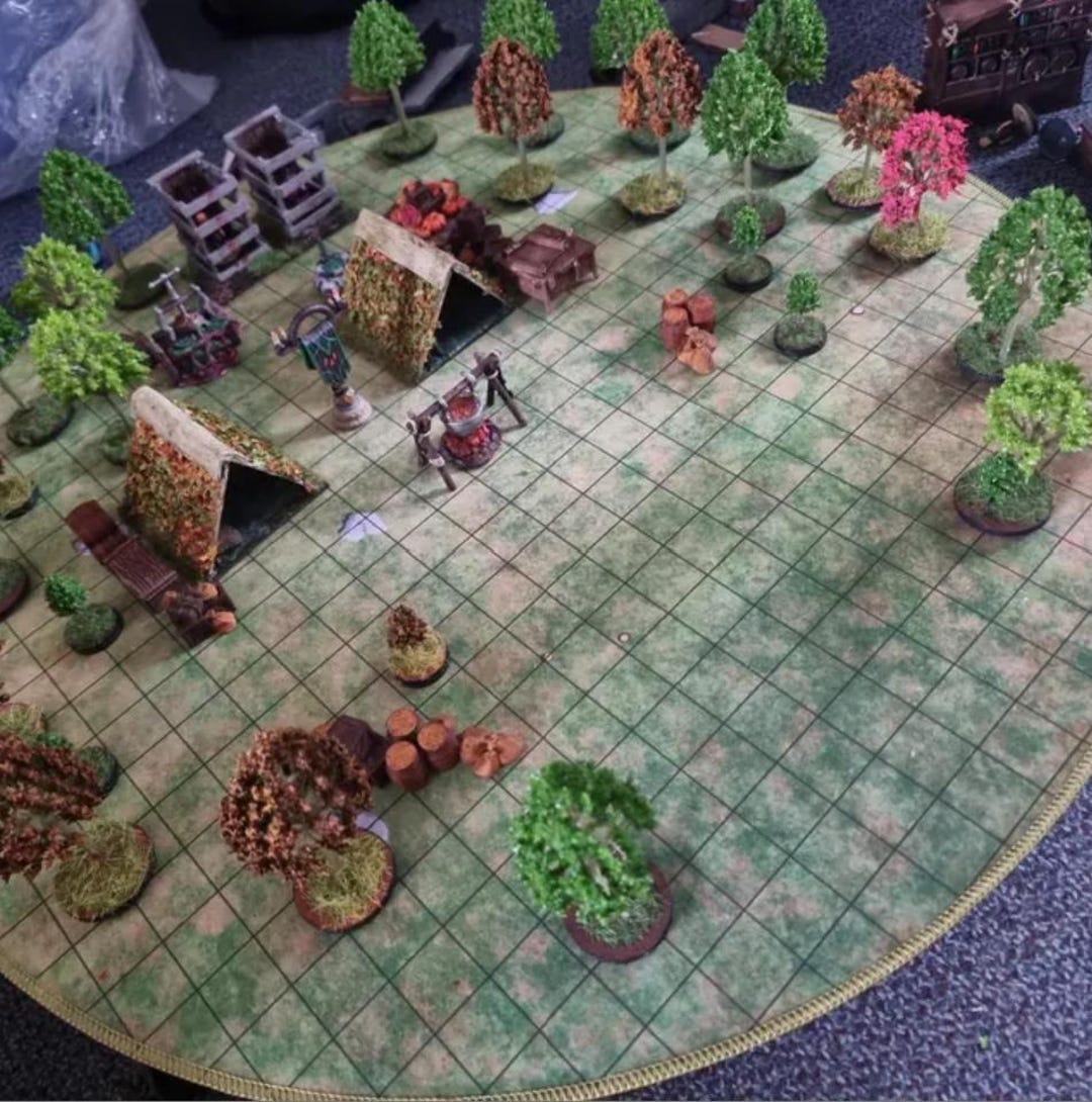 24" Diameter Ultimate Dungeon Terrain for Rpgs MULTIPLE DESIGNS Set D ...