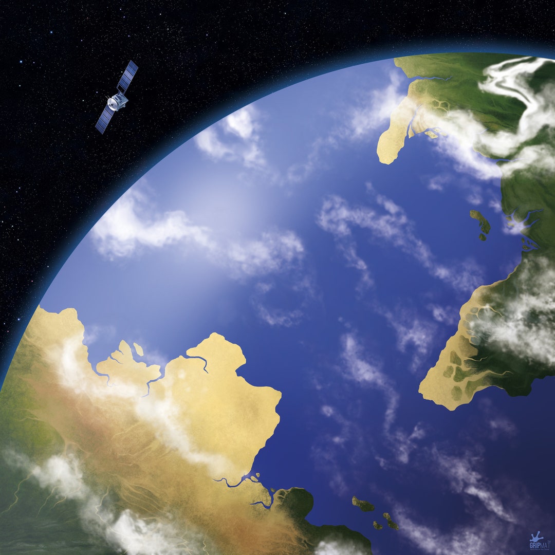 Terran World Orbit Play Mat / Gripmat Multiple Sizes Perfect for Dune ...