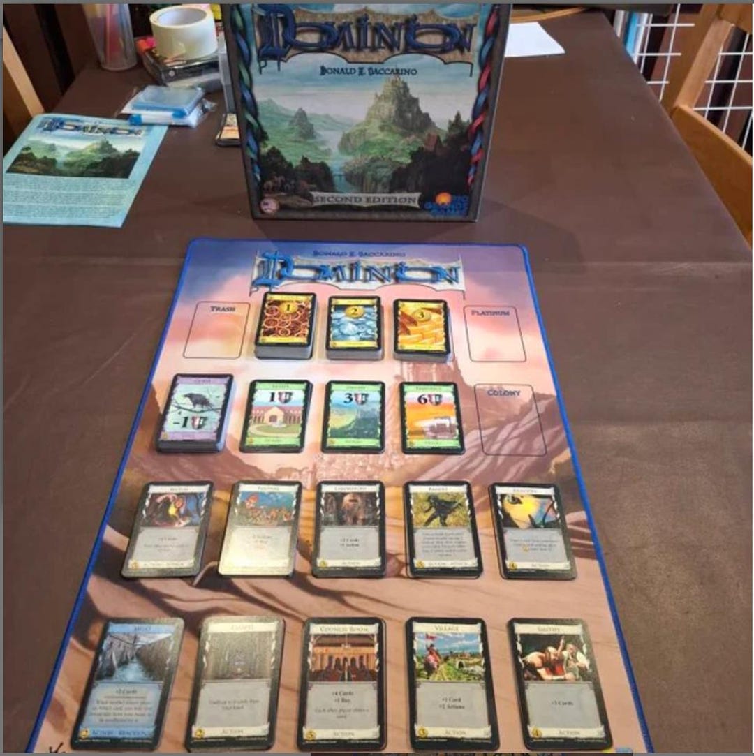 Official Dominion Play Mat / Gripmat 24" X 16" Perfect for Dominion - Etsy