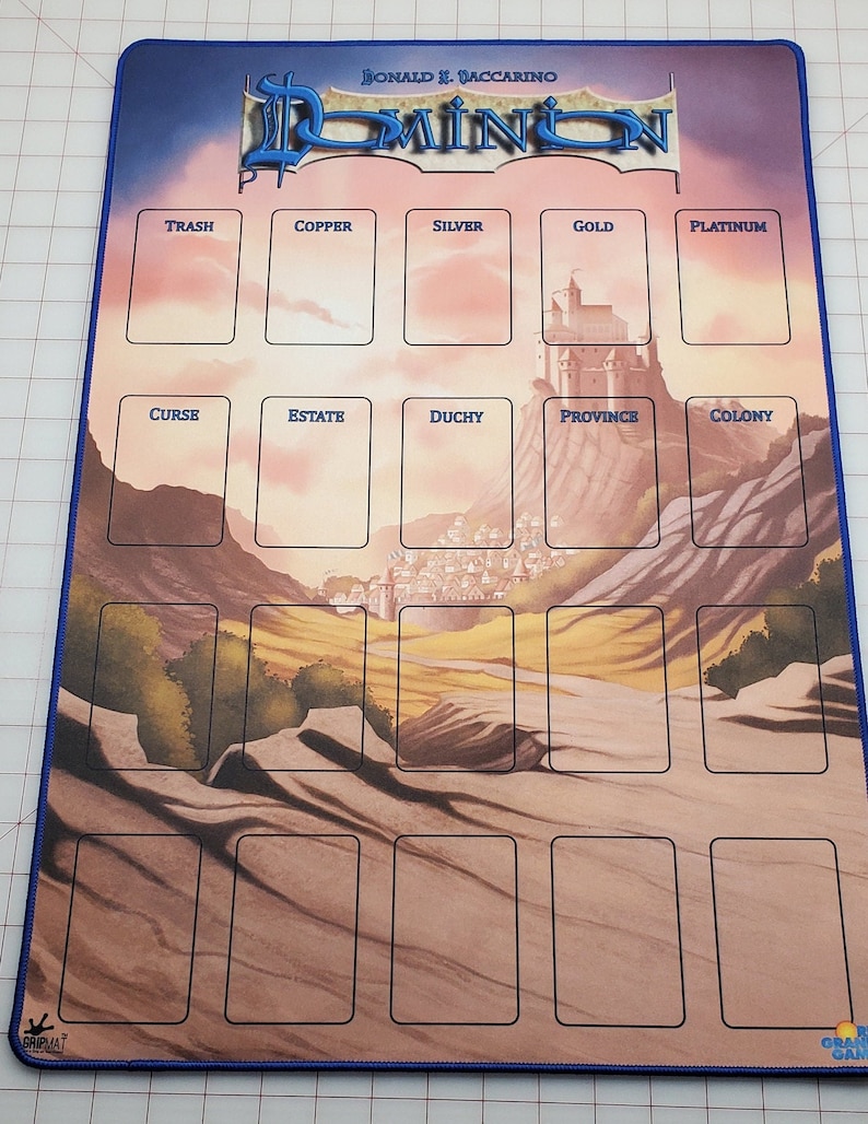Official Dominion Play Mat / Gripmat 24" X 16" Perfect for Dominion - Etsy