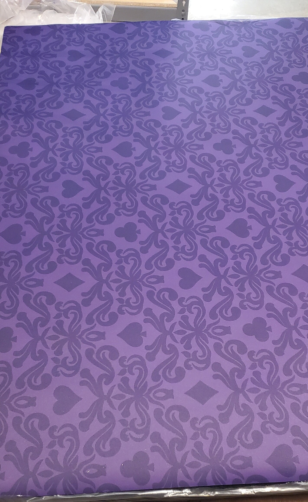 Purple Poker Table Mat / Card Mat Multiple Sizes! Perfect for Card ...