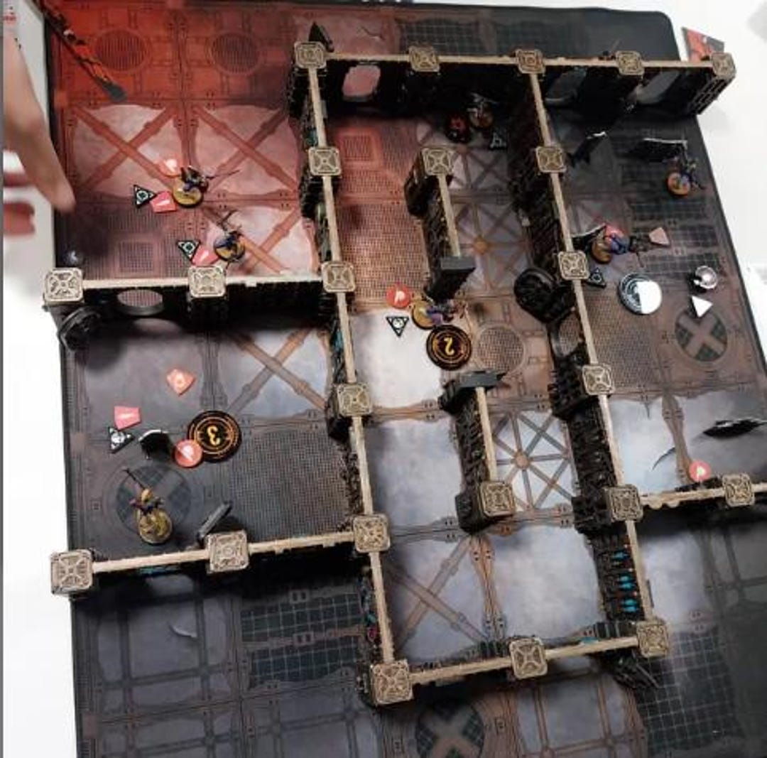 28" X 24" / 70.3 X 60.7CM Kill Team Into the Dark / Gallowdark Play Mat ...
