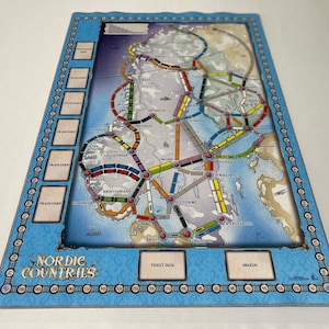 Ticket to Ride 24x36 Double-sided Usa/europe or Germany/nordic ...