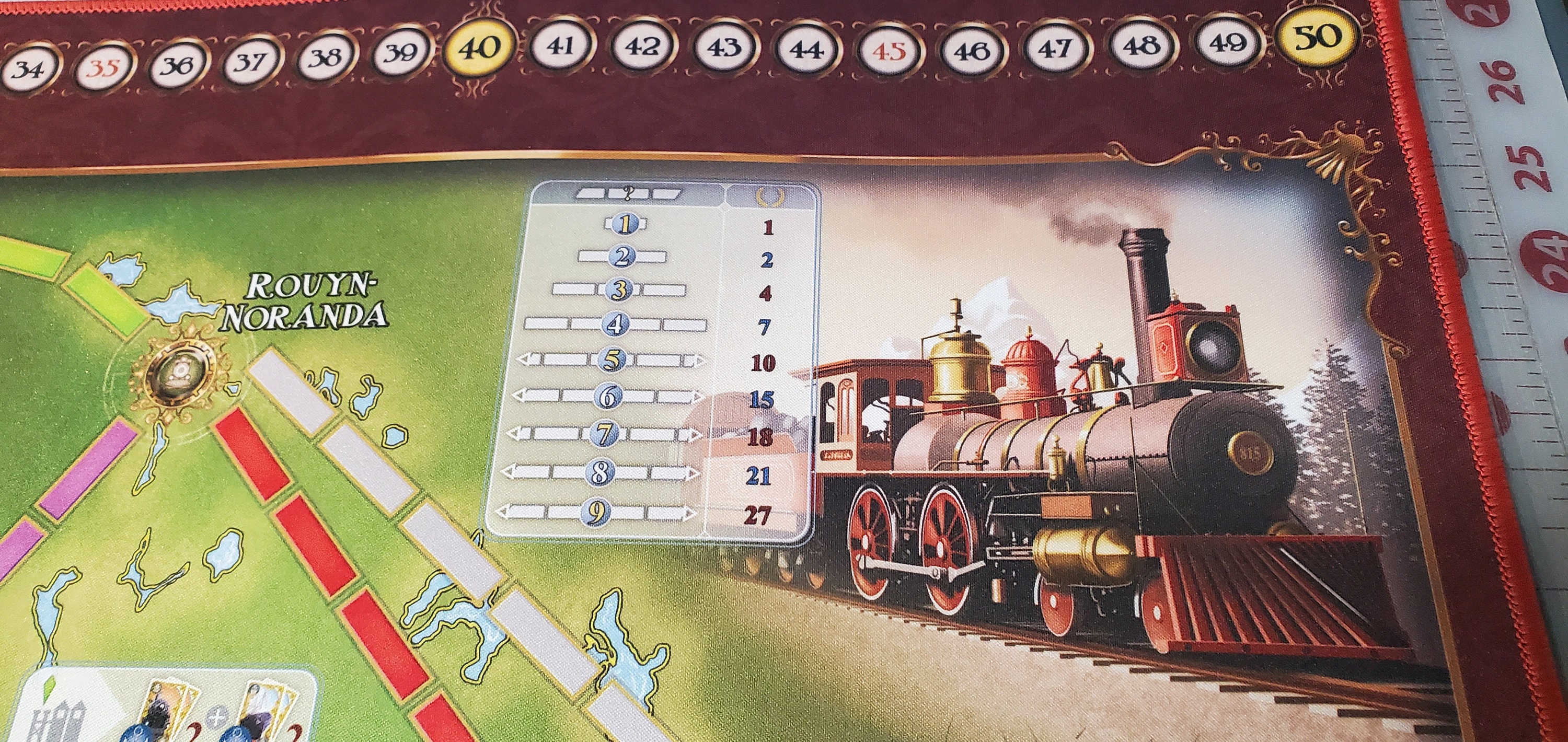 Ticket to Ride Rails & Sails 26 X 42 Double-sided World/great Lakes ...
