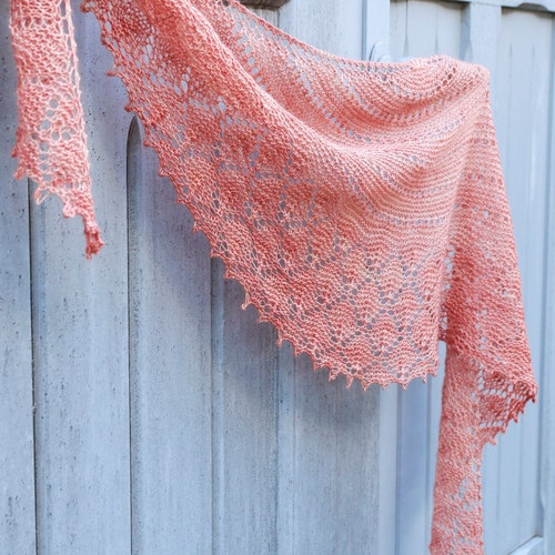 Sunflower of Hope Shawl Knitting Pattern Easy Shawl Pattern - Etsy