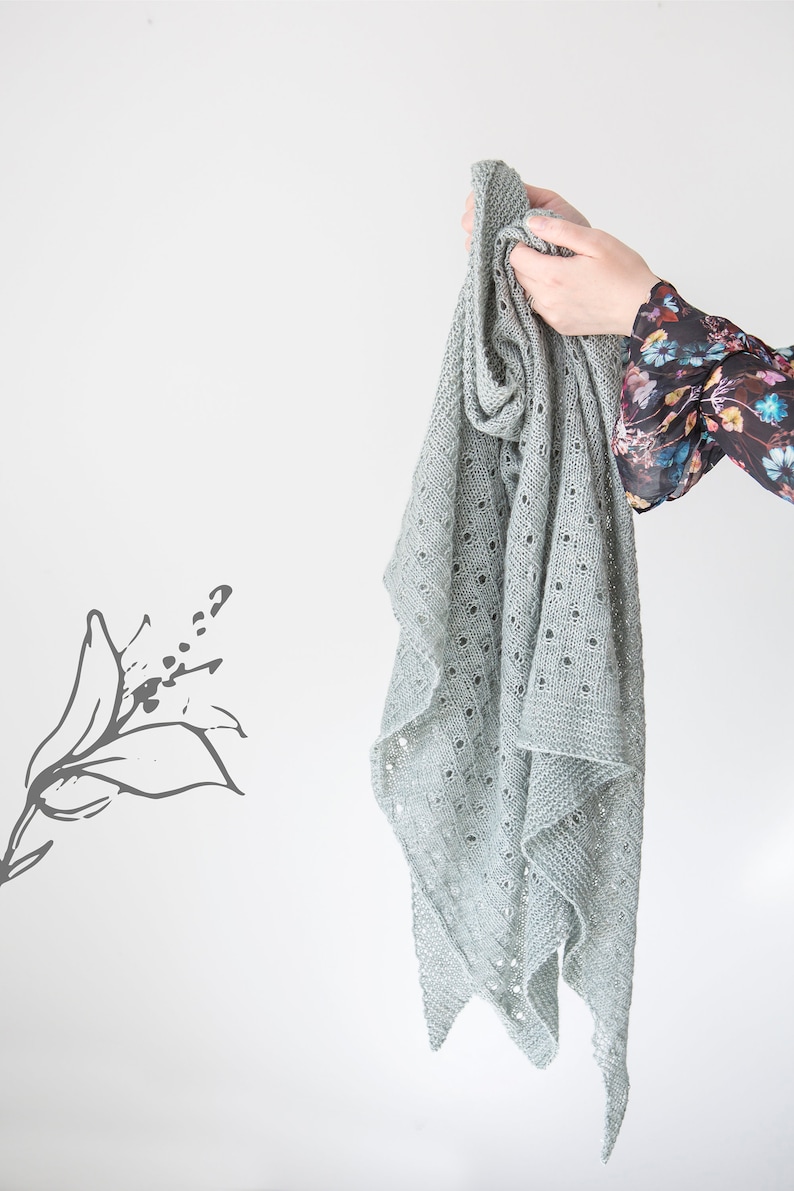 Summer Meadow Shawl Knitting Pattern - Etsy