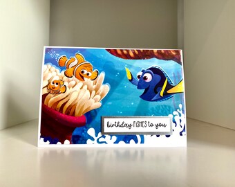 Nemo Birthday Card | Etsy