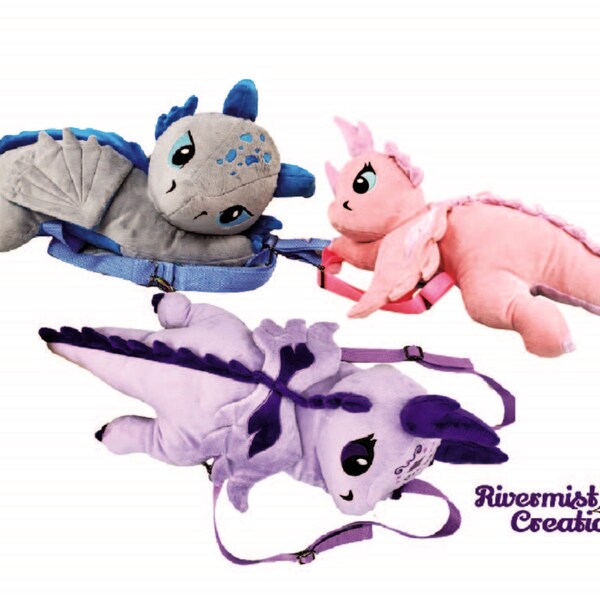 Plush Dragon - Etsy