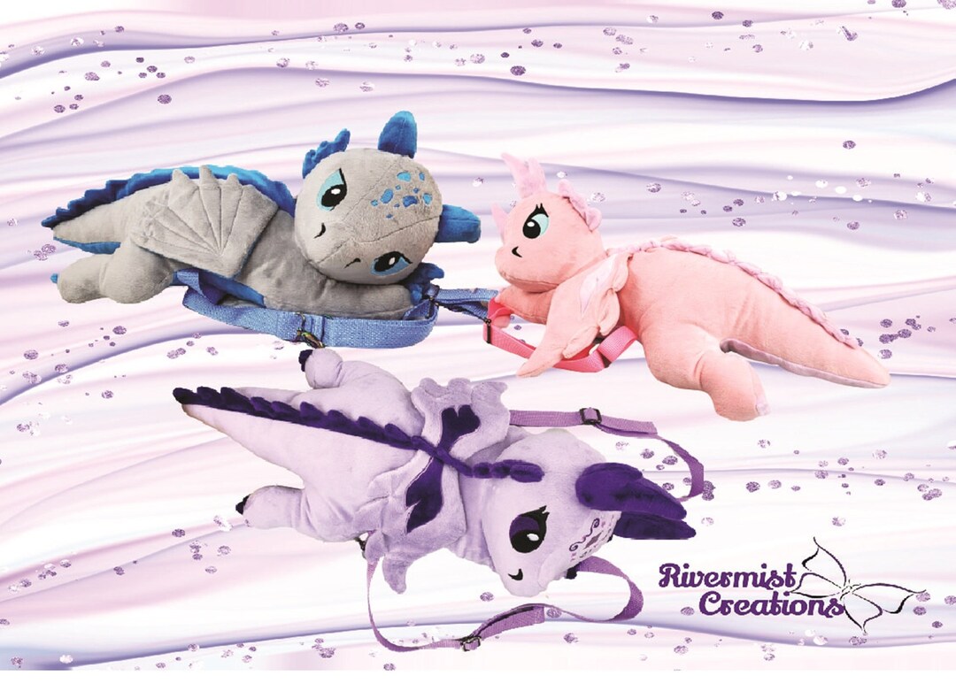 Custom Dragon Plush Backpack - Etsy