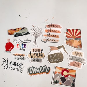 You Pick Sticker Pack//4 Stickers// - Etsy