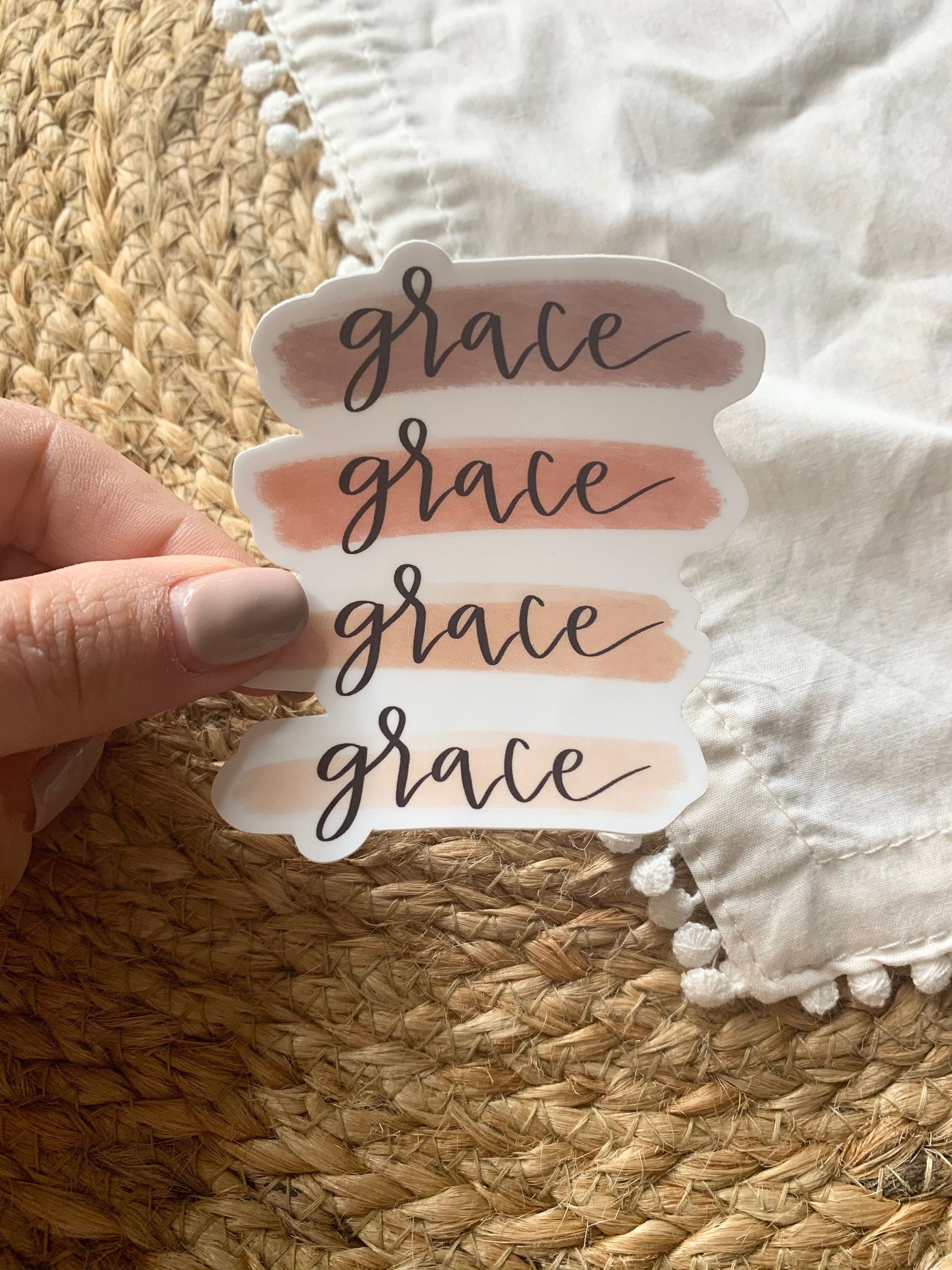Grace Stickers Worship Stickers Christian Stickers - Etsy