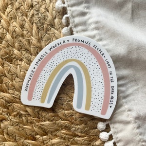 Way Maker, Miracle Worker | Vinyl Rainbow Sticker | Worship Music ...