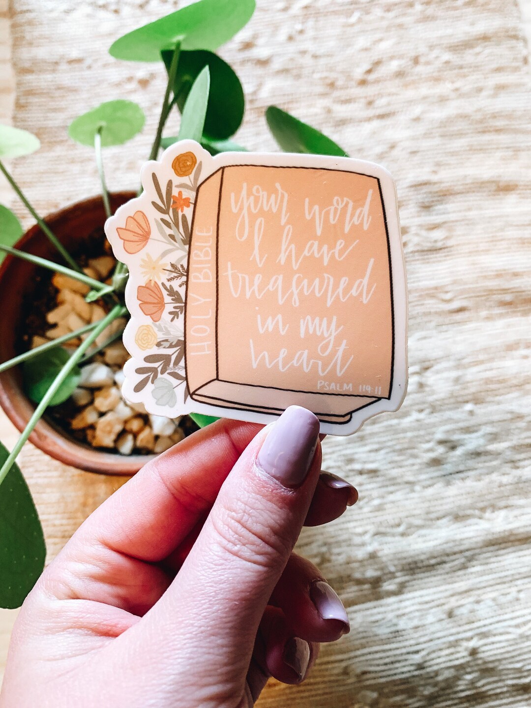 Bible Verse Sticker | Sticker | Vinyl Sticker | Waterproof Sticker ...