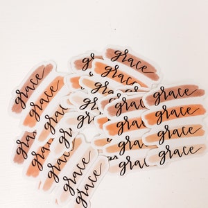Grace Stickers | Worship Stickers | Christian Stickers | Laptop Sticker ...