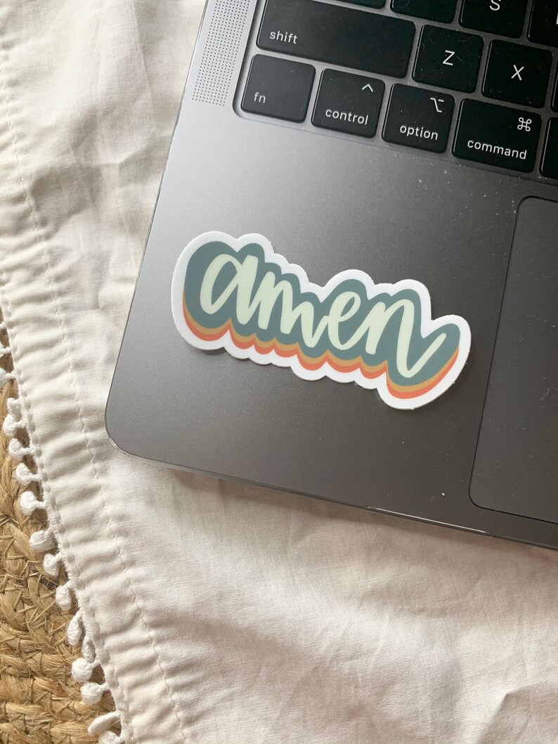 Amen Vinyl Sticker Worship Sticker Christian Sticker - Etsy.de