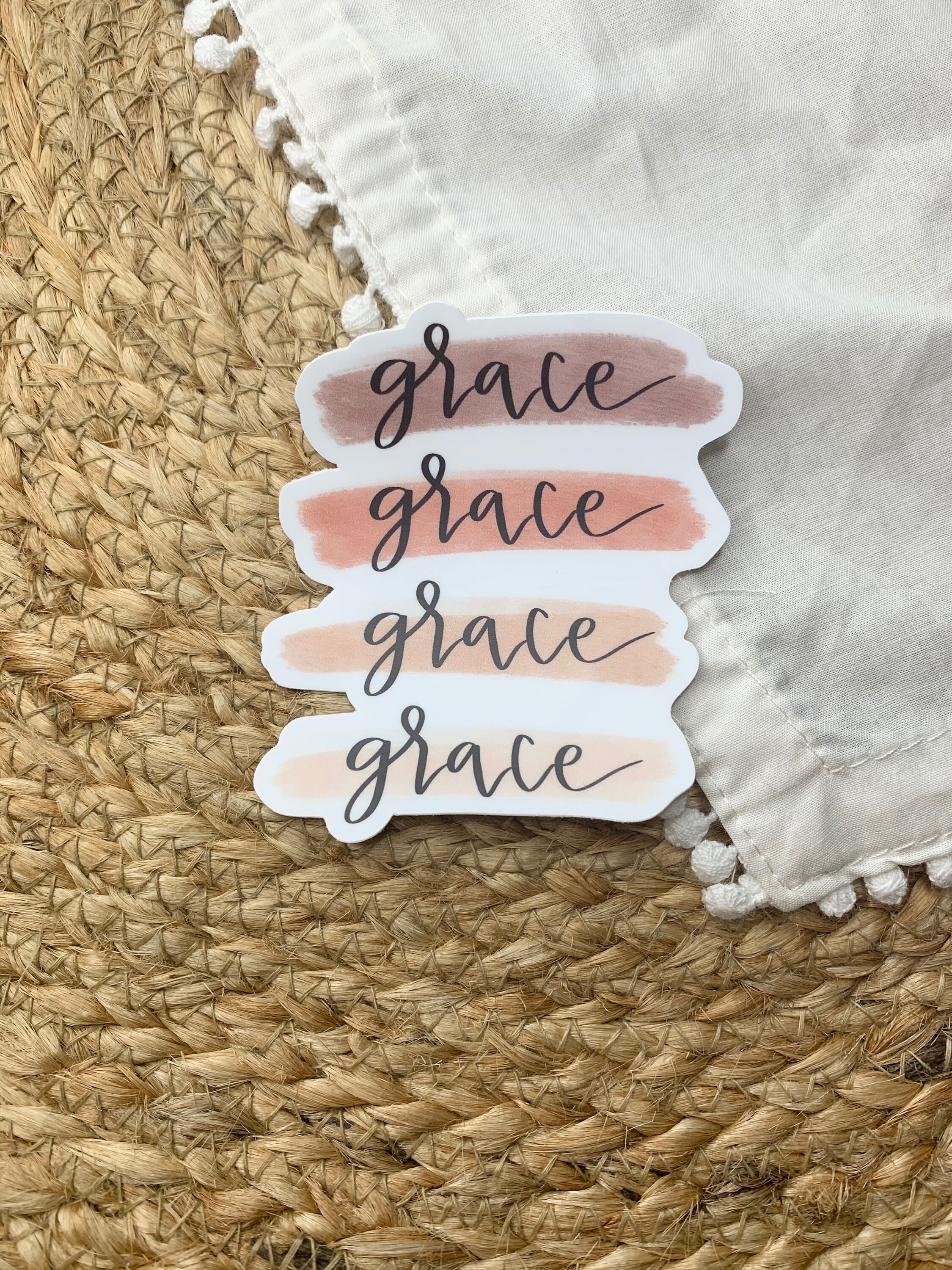 Grace Stickers Worship stickers Christian stickers | Etsy