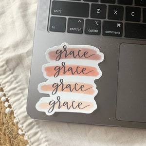 Grace Stickers | Worship Stickers | Christian Stickers | Laptop Sticker ...