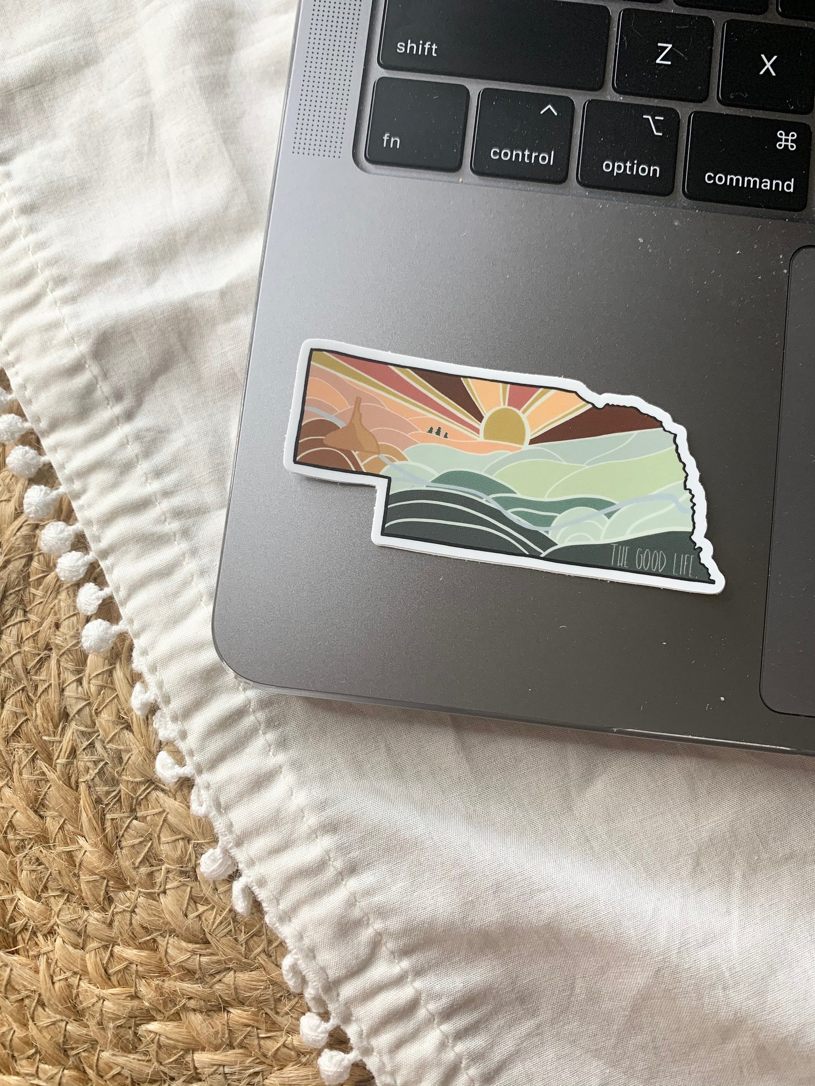 Nebraska the Good Life Vinyl Sticker Nebraska Sticker | Etsy