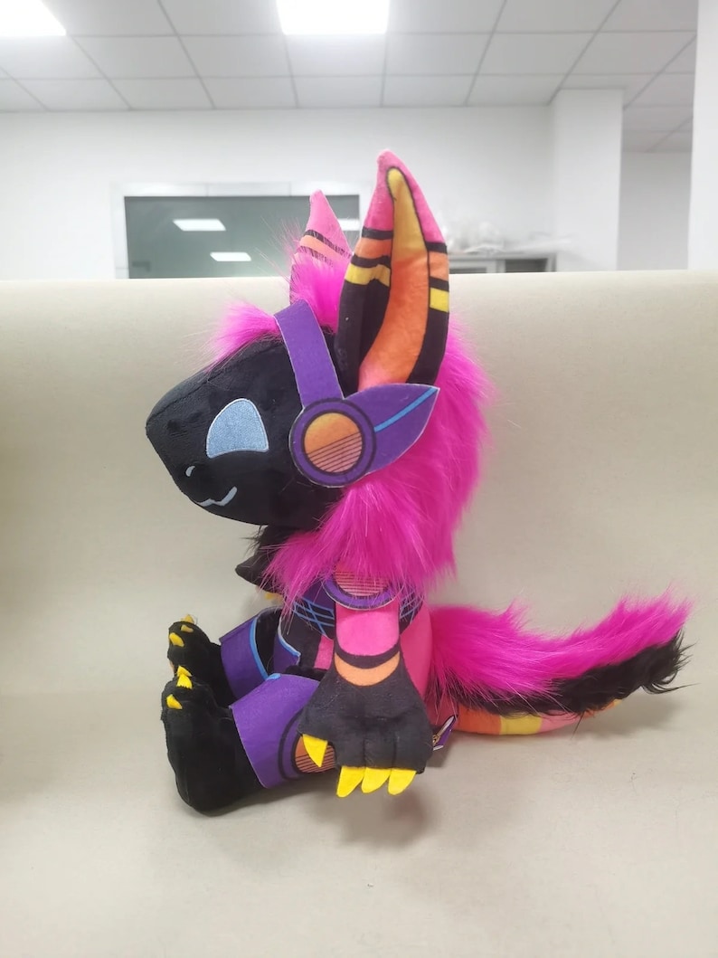 Synthwave Protogen Plush - Etsy UK