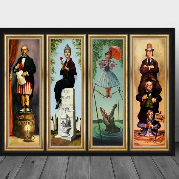 Haunted Mansion Poster - Etsy