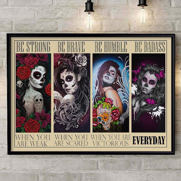 Sugar Skull Poster - Etsy