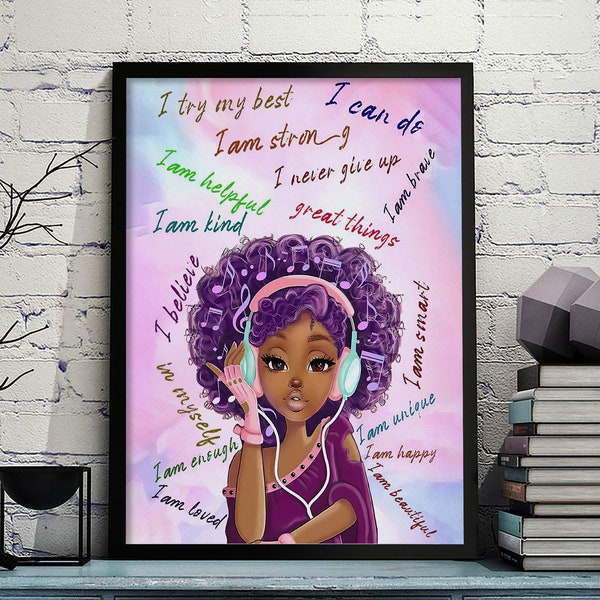 Black Girl Magic Wall Art - Etsy