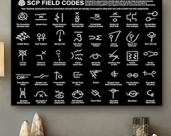 Scp Field Codes Art - Etsy