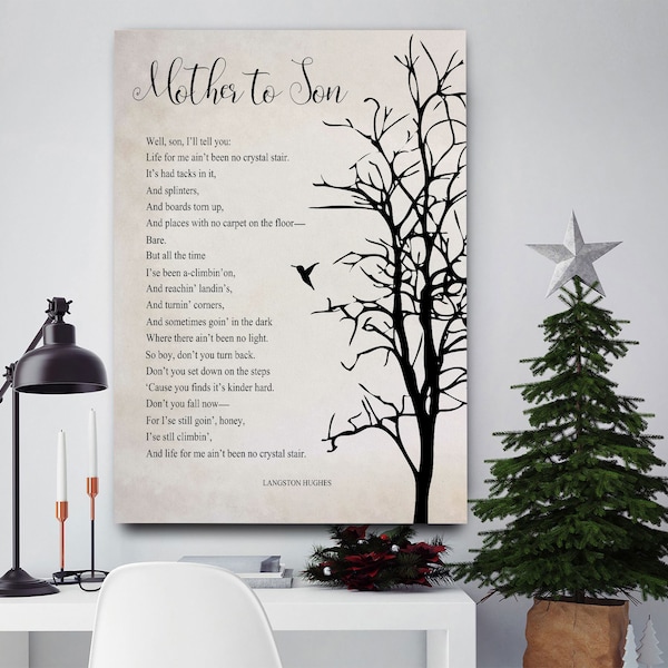 Langston Hughes Poem - Etsy