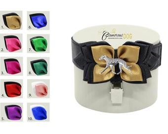 Dog Show Ring Clip Exhibitor Number Holder, Sparkly Bow Design That Can ...