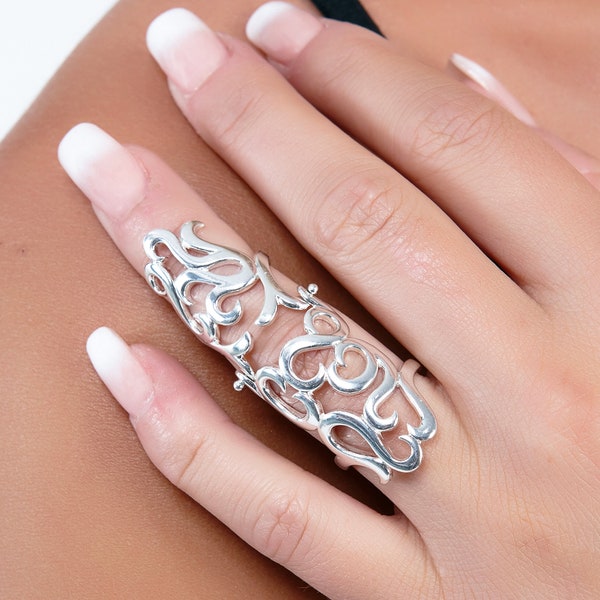 Full Finger Ring - Etsy