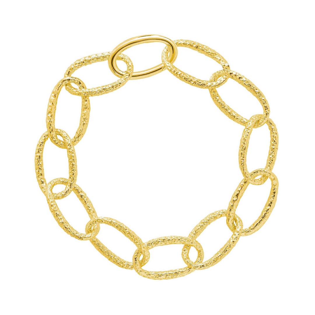 Linked Hula Bracelet in Gold Vermeil, Lucy Quartermaine, Gold Jewellery ...