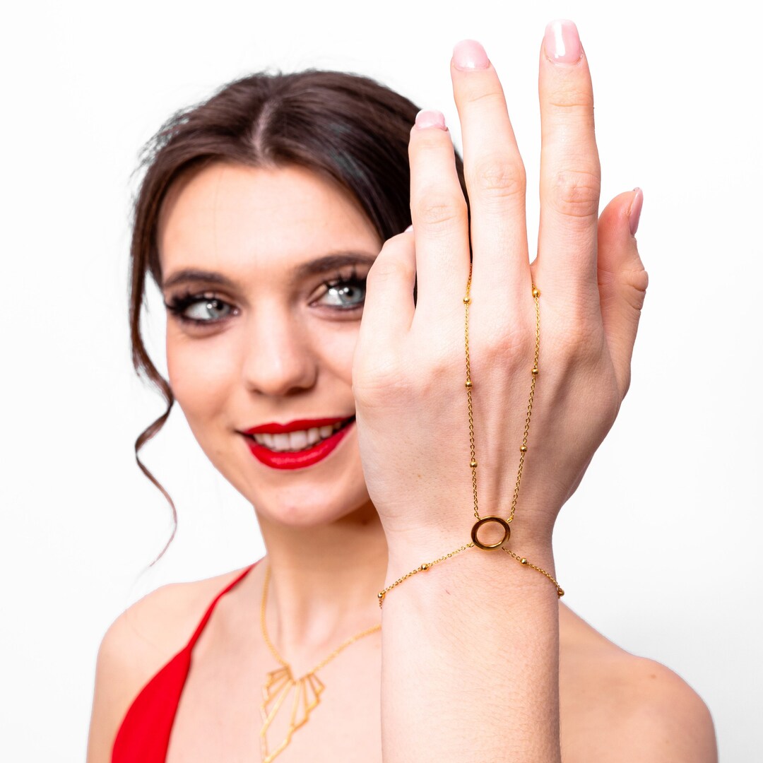 Art Deco Halo Hand Chain, Lucy Quartermaine, Award Winning Designer ...