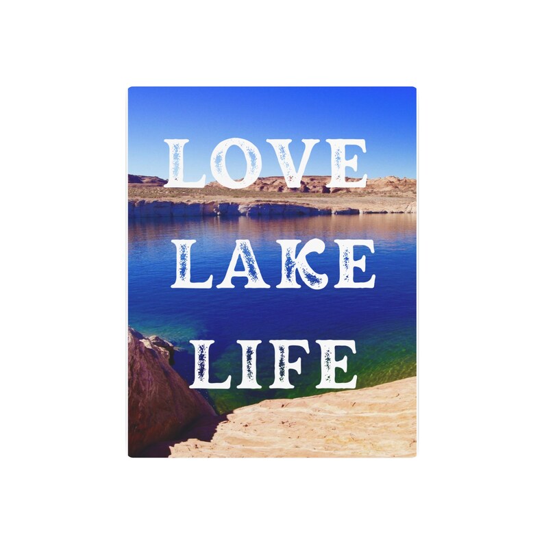 Love Lake Life Metal Sign Lake Powell - Etsy
