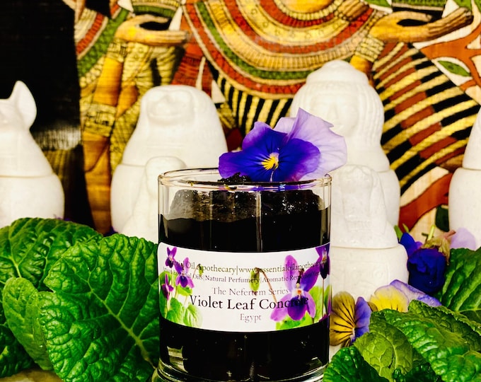 Violet Leaf Concrete Viola Odorata Egypt Solid Perfume - Etsy
