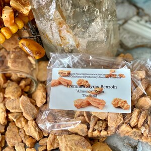 Benzoin Resin "almonds" Premium Benzoin Styrax Benzoides Incense ...